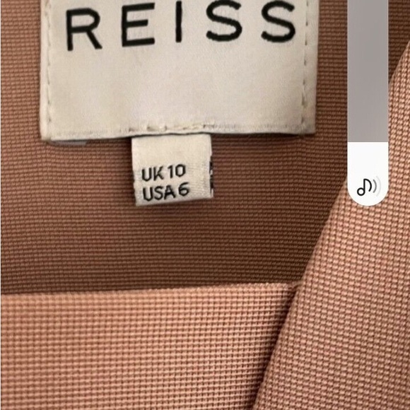Reiss | Dresses | Reiss Shola Camel Tan Bandage Sheath Dress As Worn By ...